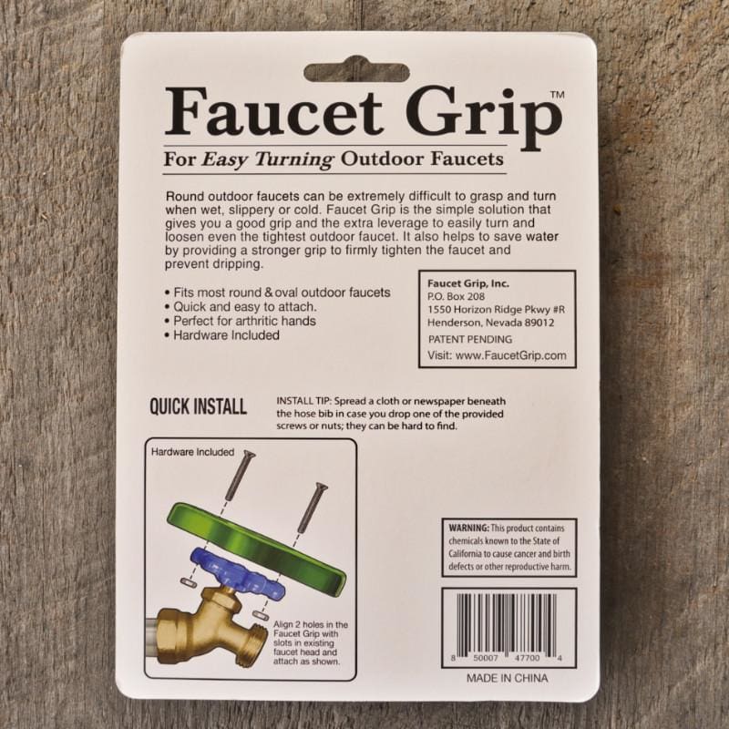 Faucet Grip – Pinetree Garden Seeds