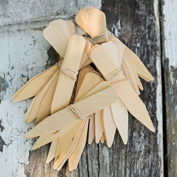 Four Inch Wood Labels (50) – Pinetree Garden Seeds