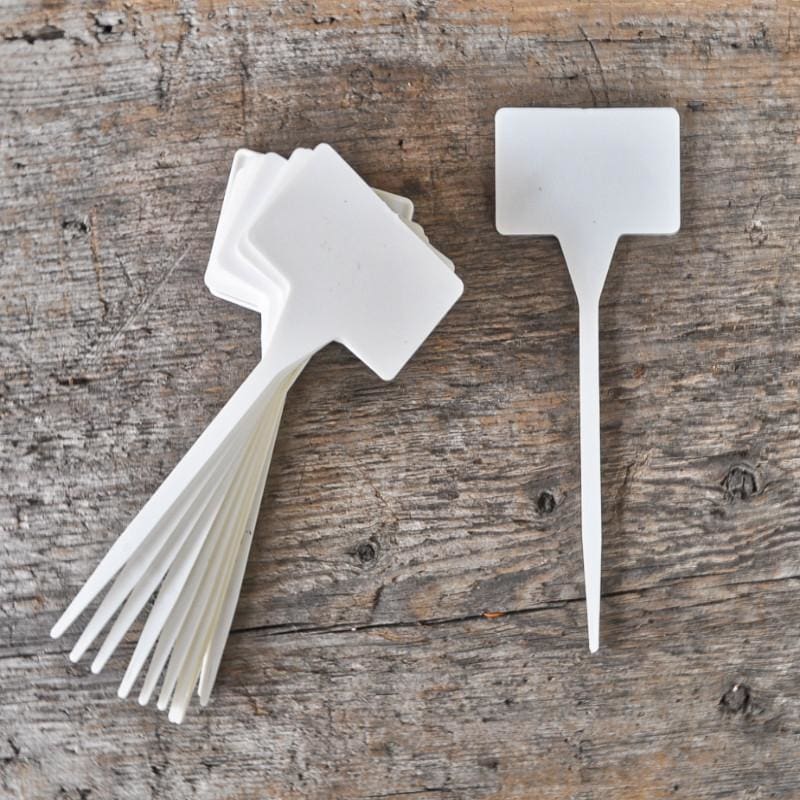 White T-Style Plant Labels (10 pack) – Pinetree Garden Seeds